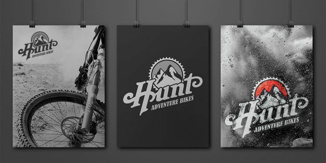 Hunt Bike Shop Logo - Jolua Design Studios